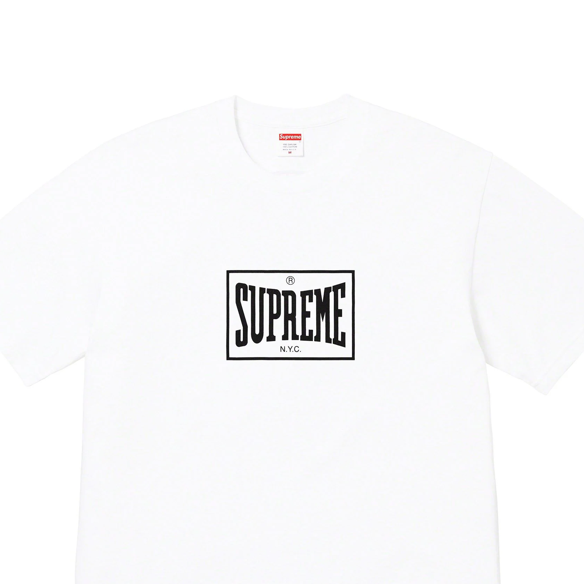 Supreme Warm Up Tee White (FW23) – STEALPLUG KL