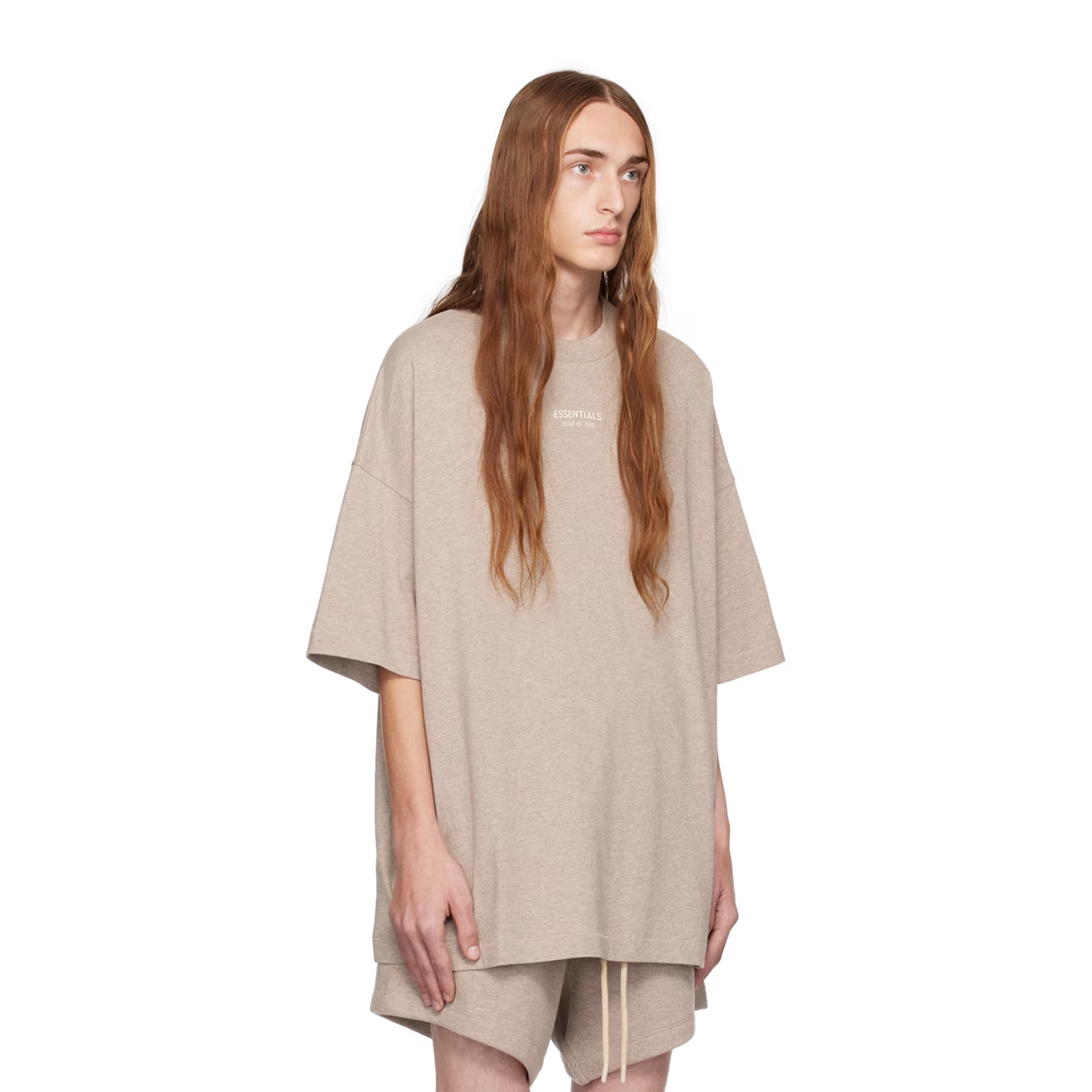 Fear of God Essentials Core Tee Core Heather (FW23) – STEALPLUG KL