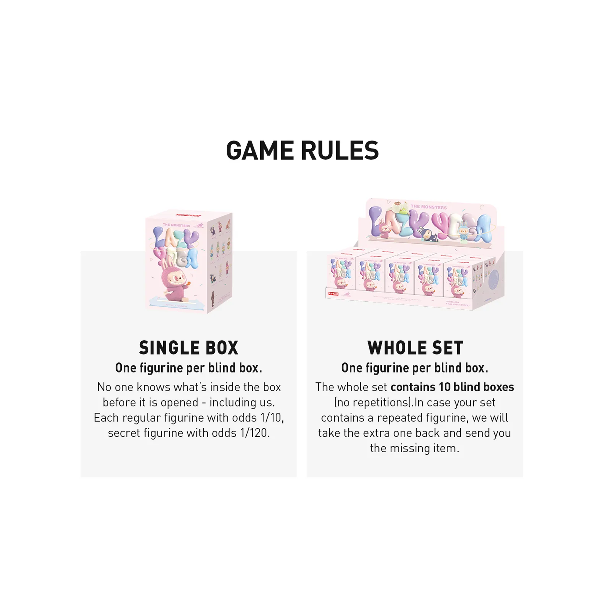 POP MART LABUBU THE MONSTERS - Lazy Yoga Series Figures – STEALPLUG KL