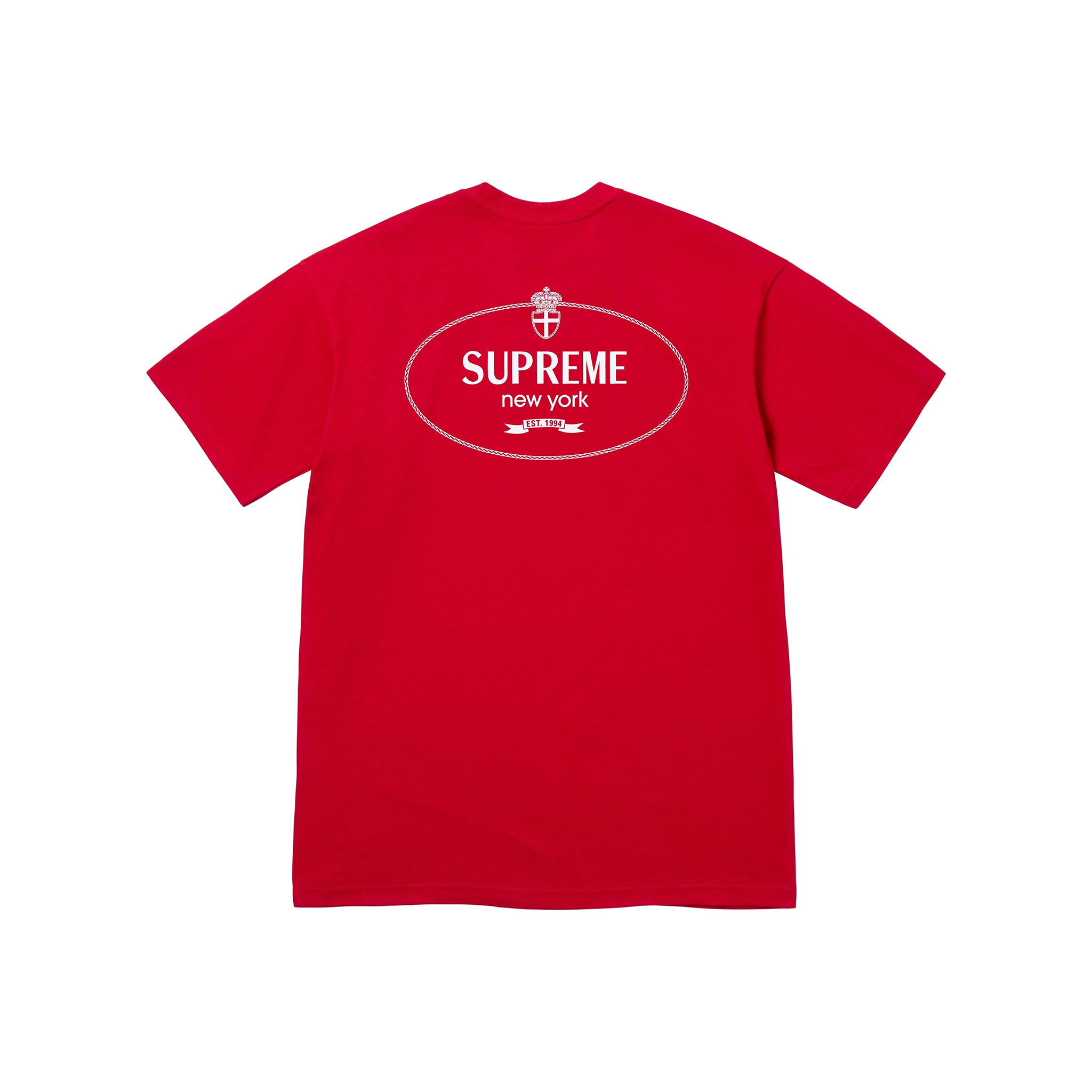 Supreme Crest Tee Red (FW24) – STEALPLUG KL